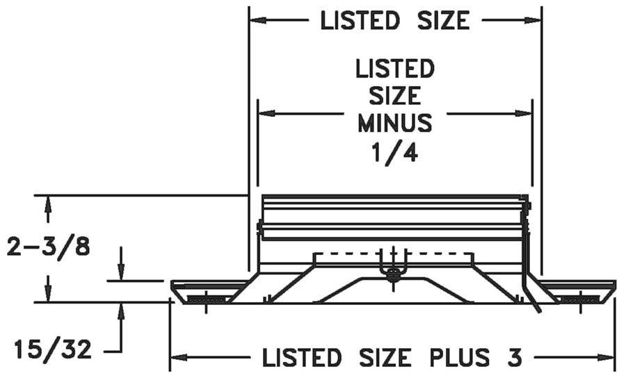 A1004 Series — Four Way, Square Ceiling Diffuser | AirMate